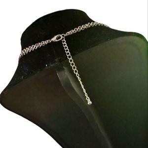 JTV | Jewelry | Nwt Stunning Silver Double Chain Necklace | Poshmark